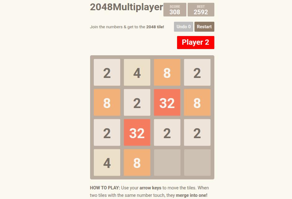 2048 Multiplayer | Play Online