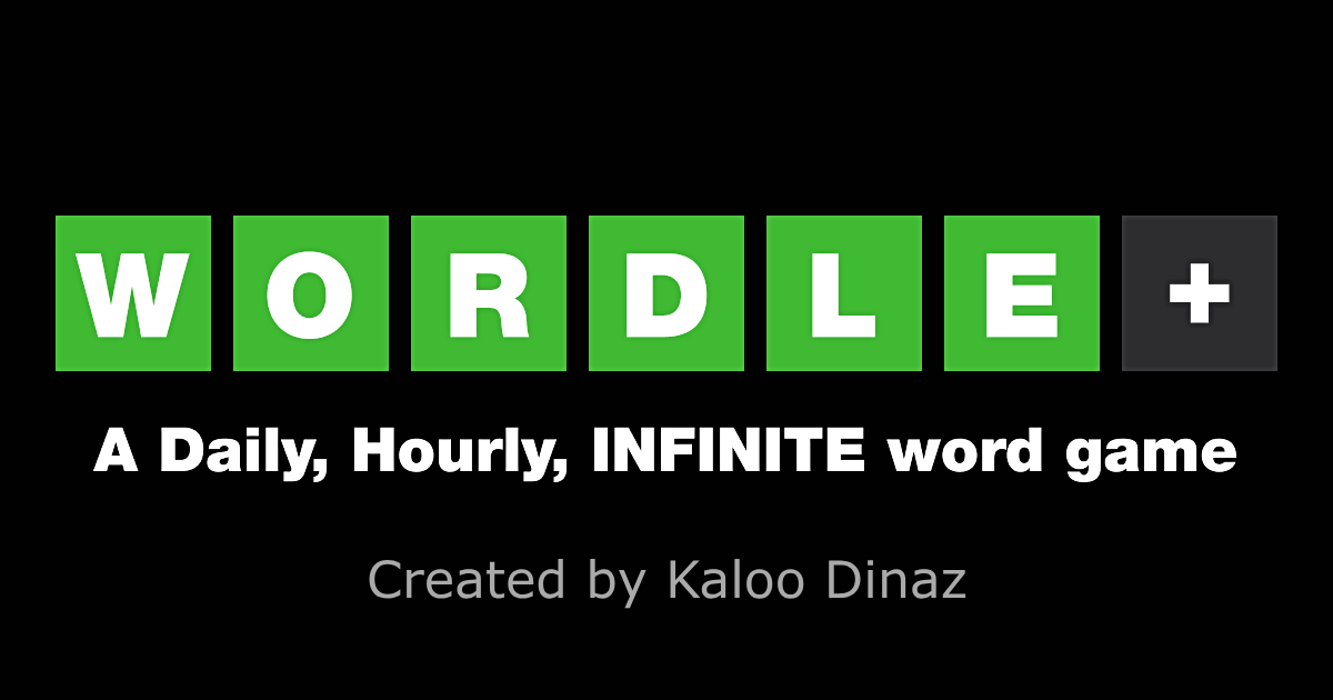 Infinite Wordle - Play Unlimited Wordle