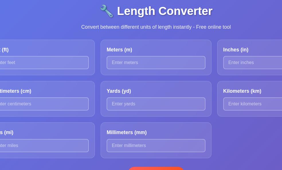 Length Converter - Convert Units Online | Free Tool